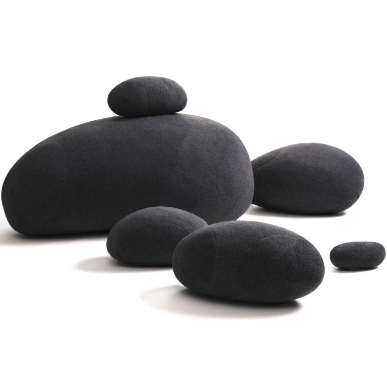 Decorative Pillows Huge Pebble Cushions Rock Cushions Rock Pillows ...