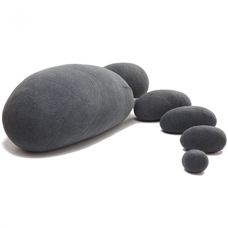 Decorative Pillows Huge Pebble Cushions Rock Cushions Rock Pillows ...